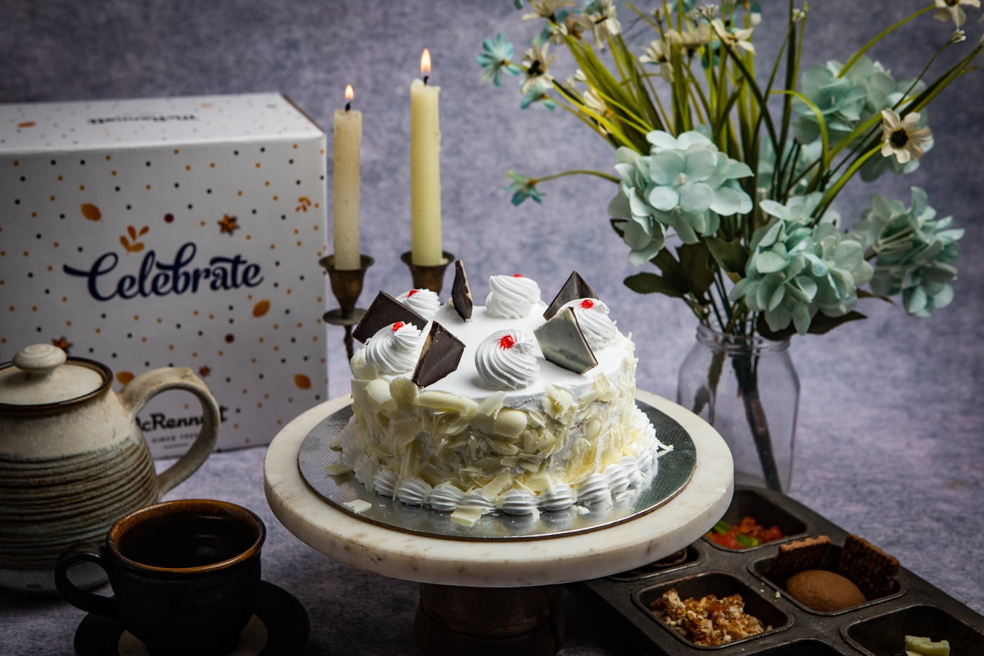 White Forest Cake